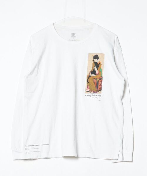 Design Tshirts Store graniph 「Design graniph」 ワンポイント長袖Tシャツ「竹久夢二コラボ」 S ホワイト メンズ : ZOZOTOWN Yahoo ...