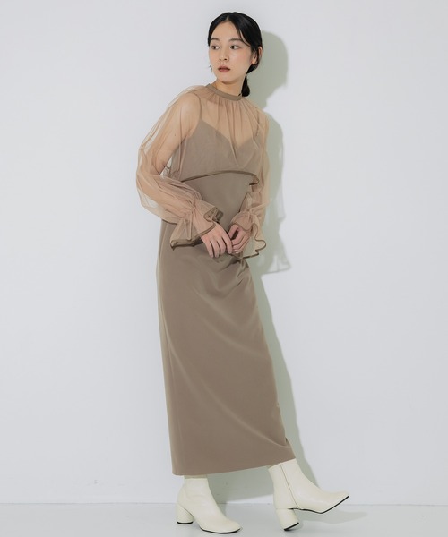 ワンピース 「AMERI/アメリ」MANY WAY AIRY VEIL DRESS レディース : 88141119 : ZOZOTOWN Yahoo!店 - 通販 - Yahoo!ショッピング