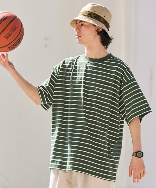 HECT tシャツ 「HECT」Big Border S/S Tee / ビッグシルエットボーダー半袖Tシャツ メンズ レディース ...