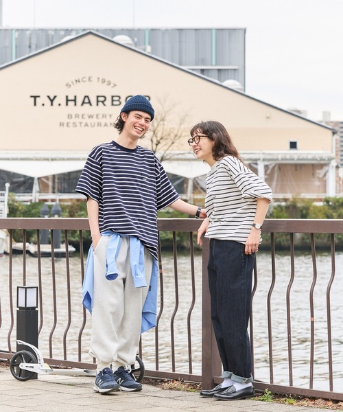 HECT tシャツ 「HECT」Big Border S/S Tee / ビッグシルエットボーダー半袖Tシャツ メンズ レディース ...