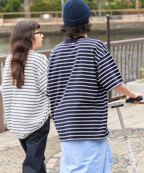 HECT tシャツ 「HECT」Big Border S/S Tee / ビッグシルエットボーダー半袖Tシャツ メンズ レディース ...