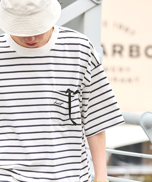 HECT tシャツ 「HECT」Big Border S/S Tee / ビッグシルエットボーダー半袖Tシャツ メンズ レディース ...