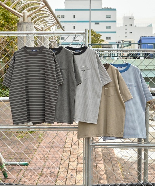 HECT tシャツ 「HECT」Big Border S/S Tee / ビッグシルエットボーダー半袖Tシャツ メンズ レディース ...