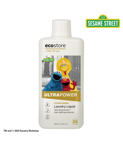 ecostore エコストア / SESAME STREET ランドリーリキッド ウルトラパワー 925mL レディース メンズ : ZOZOTOWN Yahoo!店 - 通販 - Yahoo ...