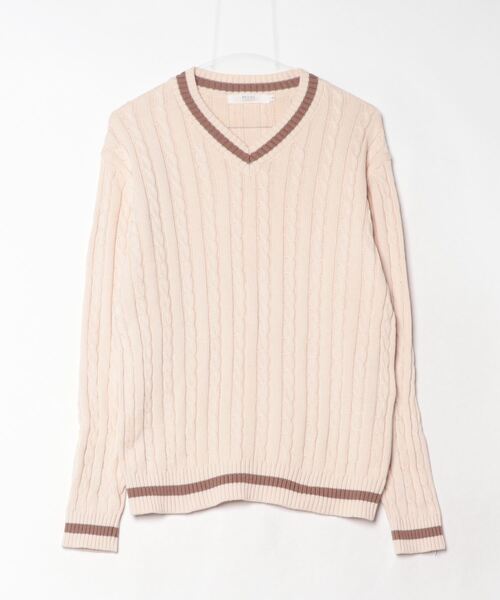 「BEAMS LIGHTS」 Vネックニット MEDIUM オフホワイト メンズ : 90245121 : ZOZOTOWN Yahoo!店 - 通販 - Yahoo!ショッピング