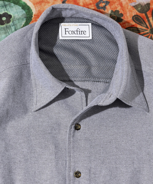 Yahoo!オークション - 「Foxfire」 7分袖シャツ MEDIUM グレー メンズ