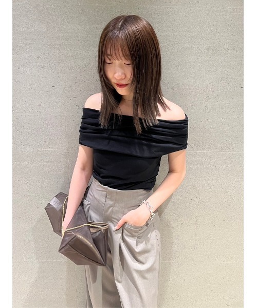 SNIDEL 「SNIDEL」 半袖カットソー FREE ブラック レディース : ZOZOTOWN Yahoo!店 - 通販 - Yahoo!ショッピング