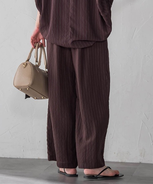 LAUTREAMONT（ロートレアモン） パンツ 「WEB限定」キュプラTR