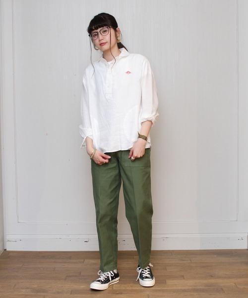 Yahoo!オークション - 「DANTON」 長袖シャツ 36 ホワイト レディース