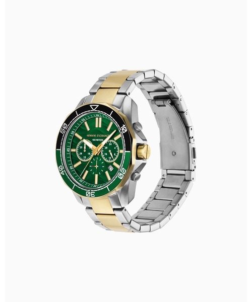 ARMANI EXCHANGE 腕時計 「A|X アルマーニ エクスチェンジ」ステンレススチールベルトウォッチ(バタフライ)SPENCER ...