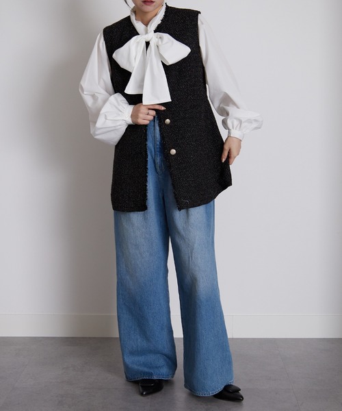 Yahoo!オークション - 「RANAN」 ベスト L ブラック レディース