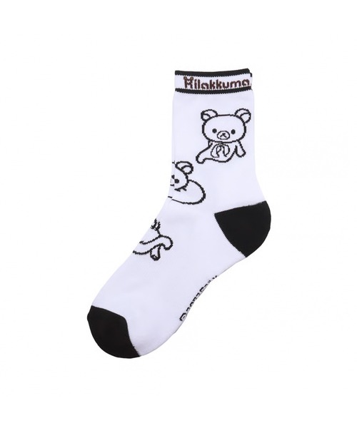 PR01. 靴下 リラックマ クルーソックス レディース : ZOZOTOWN Yahoo!店 - 通販 - Yahoo!ショッピング