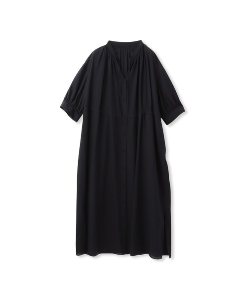 la.f（ラ・エフ） ワンピース ドロストリネンワンピース「洗濯機で