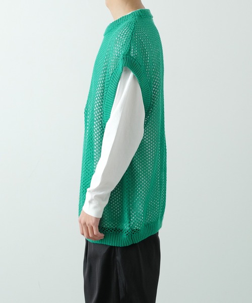 ベスト 【NULL】メッシュ編み ベスト :72054127:ZOZOTOWN Yahoo!店 - 通販 - Yahoo!ショッピング