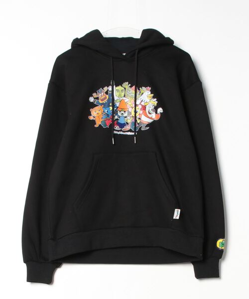 パーカー 「PA RAPPA THE RAPPER/パラッパラッパー」パラッパオールスタープリントフーテッドパーカー メンズ レディース ...