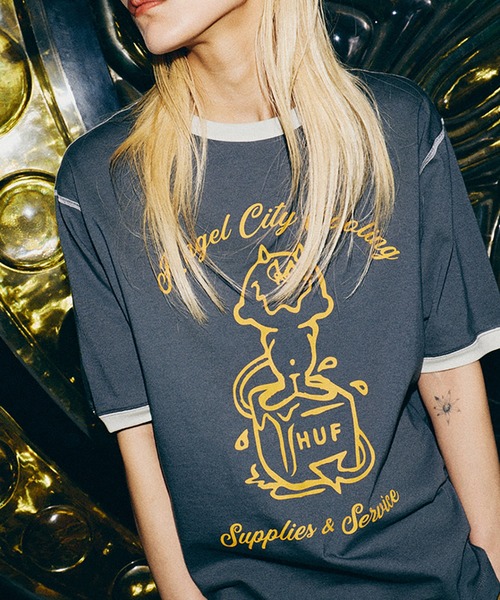HUF tシャツ SUPPLIES ＆ SERVICE RINGER TEE / Tシャツ 半袖 メンズ レディース : ZOZOTOWN Yahoo!店 - 通販 - Yahoo!ショッピング