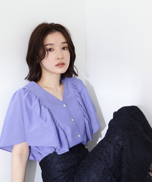 NATURAL BEAUTY BASIC 「NATURAL BASIC」 ノースリーブブラウス SMALL ブルー レディース : ZOZOTOWN Yahoo!店 - 通販 - Yahoo ...