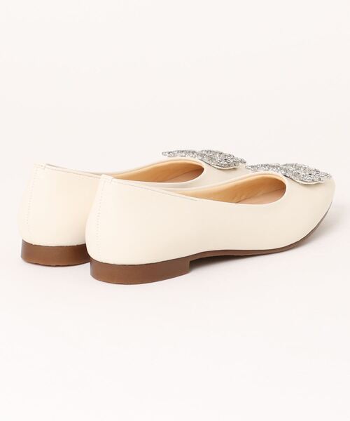 ABC-MART パンプス JOLI ENCORE ジョリー アンコール FLAT BIJOU PUMPS フラットビジューパンプス JE-MS101 IVORY レデ : ZOZOTOWN ...