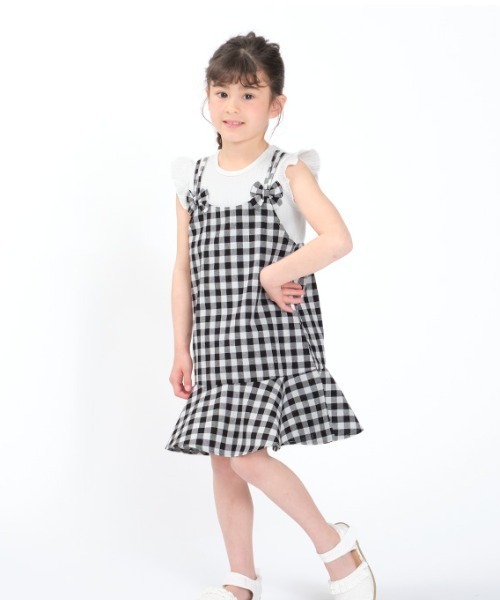 Crescent ワンピース 重ね着風キャミワンピース キッズ 子供服 女の子 : ZOZOTOWN Yahoo!店 - 通販 - Yahoo!ショッピング