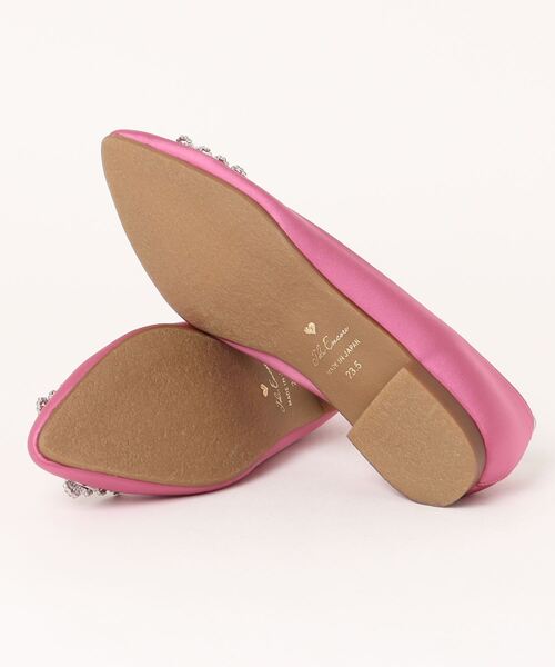 ABC-MART パンプス JOLI ENCORE ジョリー アンコール FLAT BIJOU PUMPS フラットビジューパンプス JE-MS101 ST/PINK : ZOZOTOWN ...