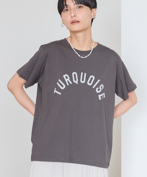 AMERICAN HOLIC tシャツ TURQUOISEロゴカットプルオーバー レディース : ZOZOTOWN Yahoo!店 - 通販 - Yahoo!ショッピング