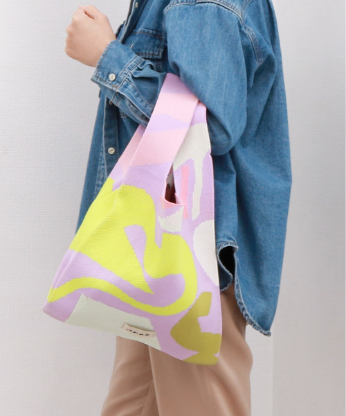 cache トートバッグ カシュカシュ cachecache / naabコラボインターシャニットショッパーバッグ レディース : ZOZOTOWN Yahoo!店 - 通販 - Yahoo ...