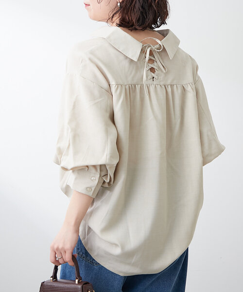 Remind me and forever 「Remind forever」 7分袖ブラウス FREE ベージュ レディース : ZOZOTOWN Yahoo!店 - 通販 - Yahoo ...