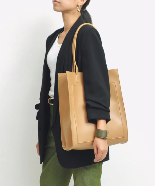 cache トートバッグ カシュカシュ cachecache / WEB限定シンセティックレザーフロントポケットトート レディース : ZOZOTOWN Yahoo!店 - 通販 ...