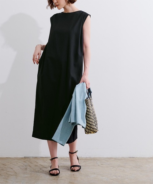 ur's 「ur's」 ノースリーブワンピース M ブラック レディース : ZOZOTOWN Yahoo!店 - 通販 - Yahoo!ショッピング