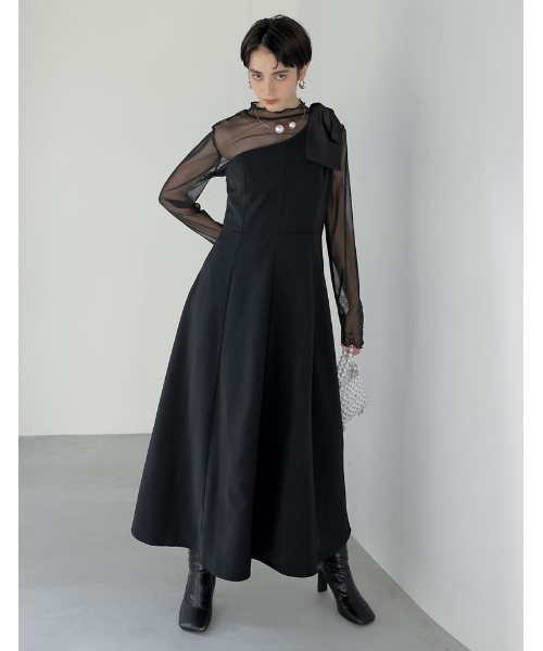 Re:EDIT 「Re:EDIT」 「MEISM」ベアトップワンピース MEDIUM ブラック レディース : ZOZOTOWN Yahoo!店 - 通販 - Yahoo!ショッピング