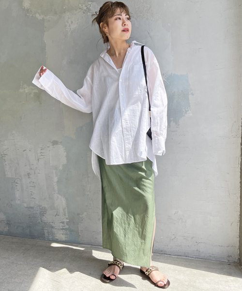 Spick＆Span 「Spick & Span」 ドルマンスリーブシャツ FREE グリーン レディース : ZOZOTOWN Yahoo!店 - 通販 - Yahoo!ショッピング