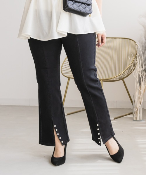 CLETTE 「CLETTE」 ブーツカットデニムパンツ 4L ブラック レディース : ZOZOTOWN Yahoo!店 - 通販 - Yahoo!ショッピング