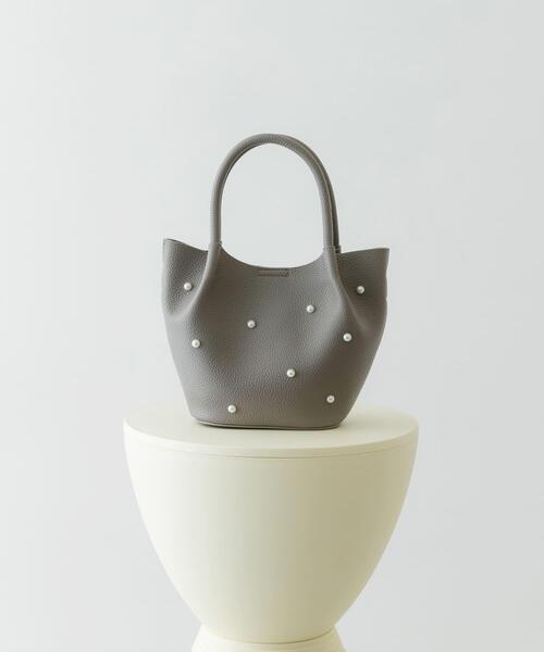 RODE SKO（ロデスコ） ハンドバッグ インバッグ付ミニパールバッグ