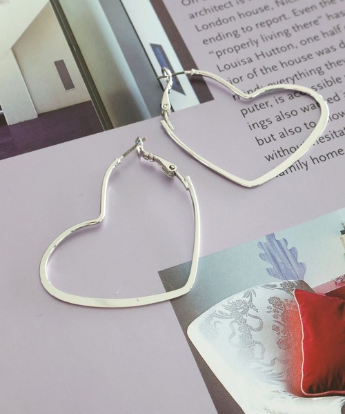 tiny ピアス ハートフープピアス「tiny tiny(ティニーティニー)」 レディース : ZOZOTOWN Yahoo!店 - 通販 ...