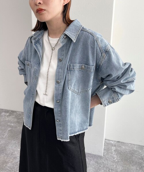fredy emue 「fredy emue」 長袖シャツ 38 サックスブルー レディース : ZOZOTOWN Yahoo!店 - 通販 ...