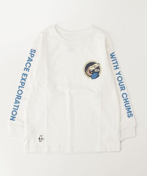 CHUMS tシャツ 「CHUMS」 Kids Space Exploration L/S T-Shirt キッズ スペースエクスプロアレイション ロングスリーブ : ZOZOTOWN ...
