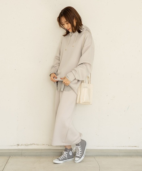 GLOBAL WORK 「GLOBAL WORK」 プルオーバーパーカー LARGE グレイッシュベージュ レディース : ZOZOTOWN ...