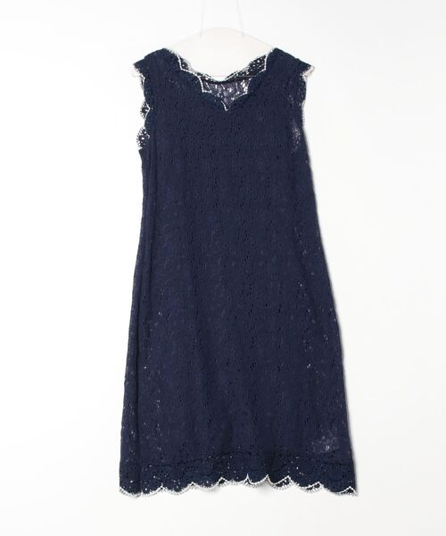 WILLSELECTION 「WILLSELECTION」 レースノースリーブワンピース M ネイビー レディース : ZOZOTOWN Yahoo!店 - 通販 - Yahoo!ショッピング