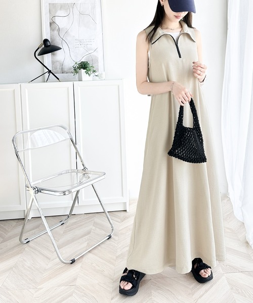 Yahoo!オークション - 「classicalelf」 ノースリーブワンピース MEDIU...