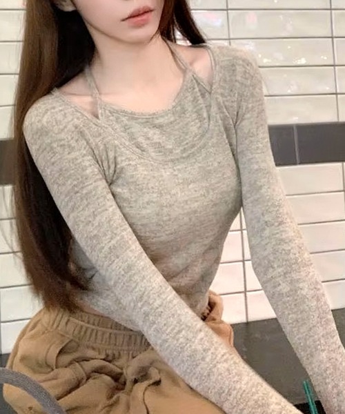 ALTROSE tシャツ リボン レイヤード風 ロングTシャツ レディース : ZOZOTOWN Yahoo!店 - 通販 - Yahoo!ショッピング