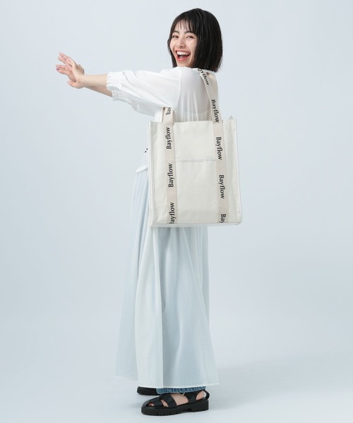 Yahoo!オークション - 「BAYFLOW」 トートバッグ FREE グリーン レディ...