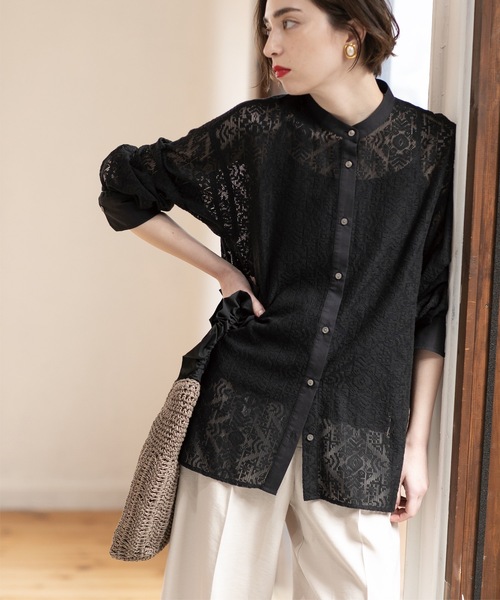 OPAQUE.CLIP（オペークドットクリップ） 長袖ブラウス 40 ブラック レディース : ZOZOTOWN Yahoo!店 - 通販 - Yahoo!ショッピング