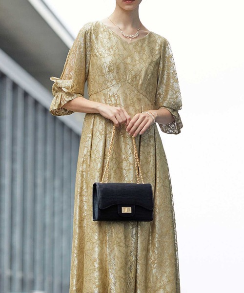 Dorry Doll（ドリードール） 7分袖ワンピース M イエロー レディース : ZOZOTOWN Yahoo!店 - 通販 - Yahoo!ショッピング