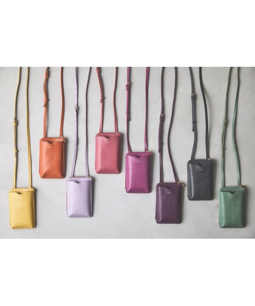 ショルダーバッグ バッグ コンパクトにお出かけ【VIOLAd’ ORO ／ヴィオラドーロ】ADRIA V1289・リザードスマホポシェット／お ...