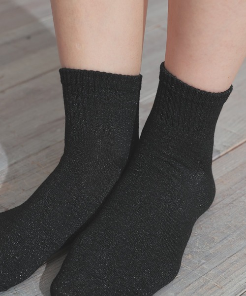 Honeys（ハニーズ） 靴下 ラメショート丈ソックス レディース : ZOZOTOWN Yahoo!店 - 通販 - Yahoo!ショッピング