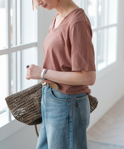 Spick＆Span tシャツ ガーメントダイBIOTシャツ レディース : ZOZOTOWN Yahoo!店 - 通販 - Yahoo!ショッピング