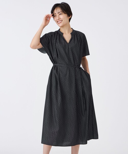 EVEX by KRIZIA（エヴェックスバイクリツィア） ワンピース 「吸水速乾」「マシンウォッシャブル」ジオメトリックゼブラプリントワンピース : ZOZOTOWN Yahoo!店 ...