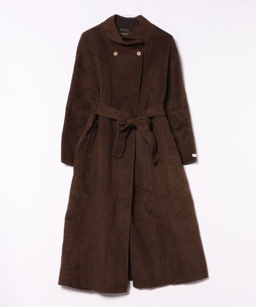 BANICO コート アウター 「BANICO」スタンドカラー ベルト付きウール