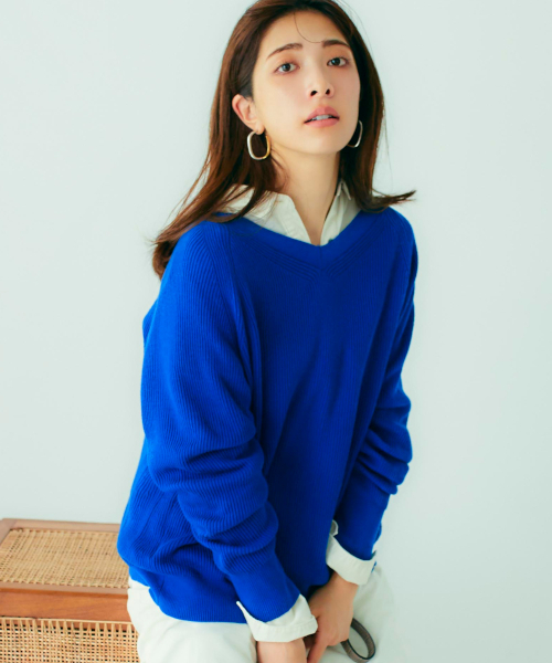 BARNYARDSTORM 「BARNYARDSTORM」 ニットカーディガン 1 ブルー レディース : ZOZOTOWN Yahoo!店 - 通販 - Yahoo!ショッピング