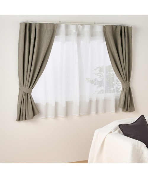 無印良品 インテリア ポリエステルスラブボイルノンプリーツカーテン 幅100×丈103cm用 : ZOZOTOWN Yahoo!店 - 通販 - Yahoo!ショッピング